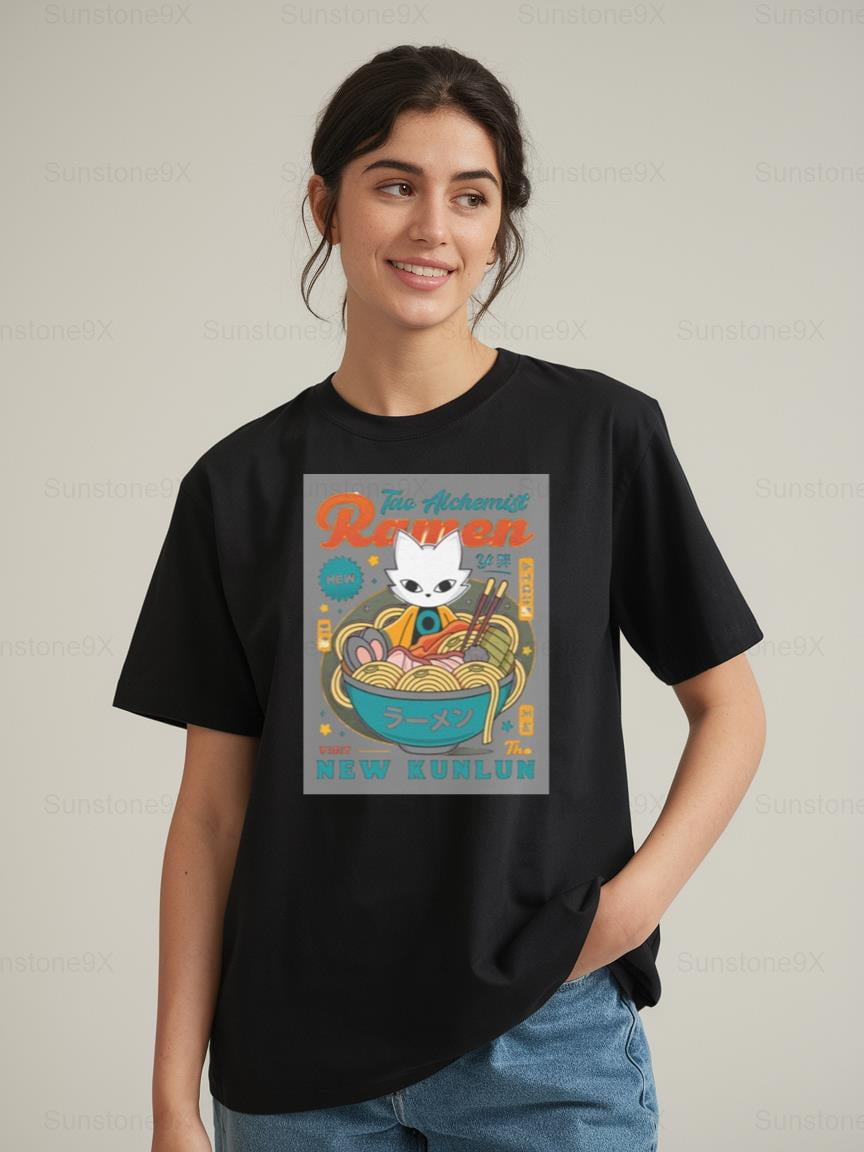 Sunstone9X Mysterious Alchemist Ramen T-Shirt with Retro Style, for unisex up to 5XL - Walmart.com