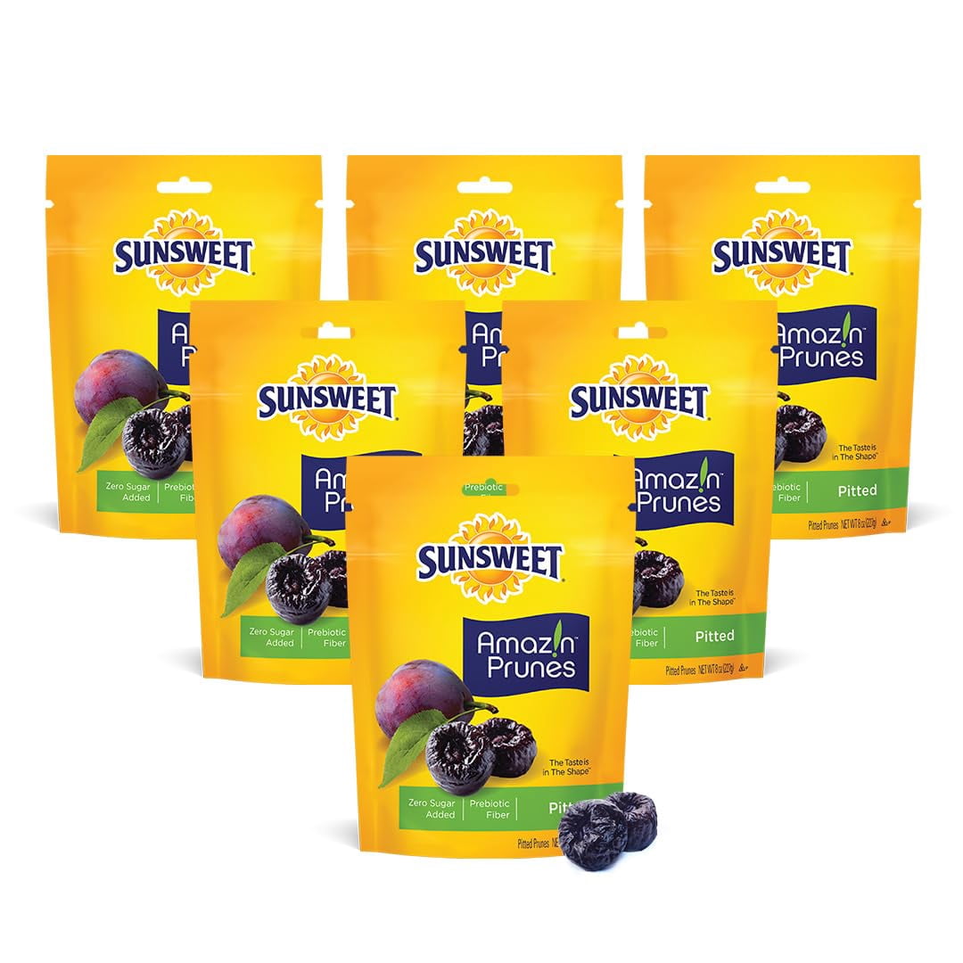 Sunsweet Amazin' Pitted Prunes - Dried Prunes Pitted Unsweetened ...
