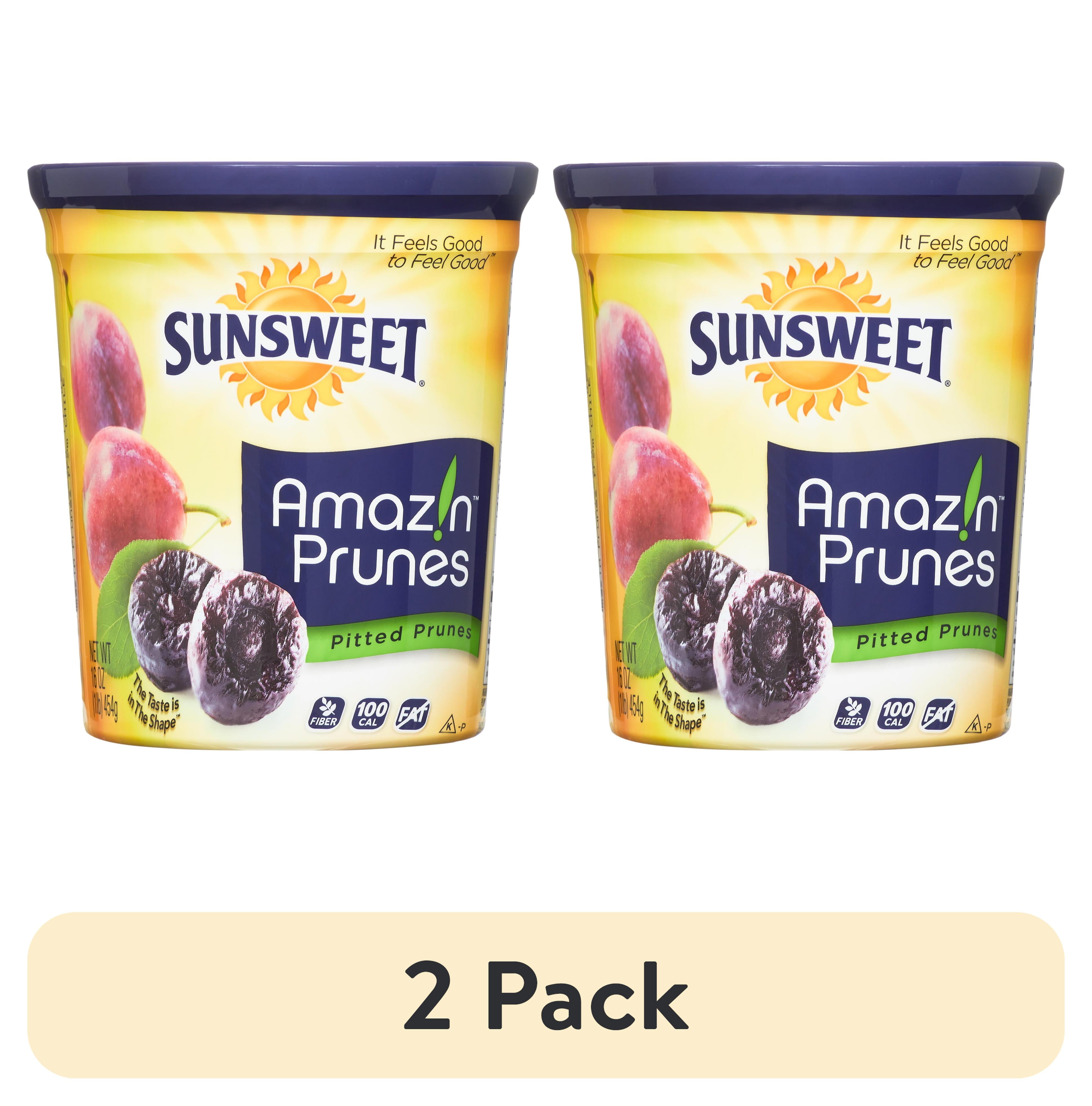 (2 pack) Sunsweet Amazin Prunes, Pitted Prune, It Feels Good to Fell ...