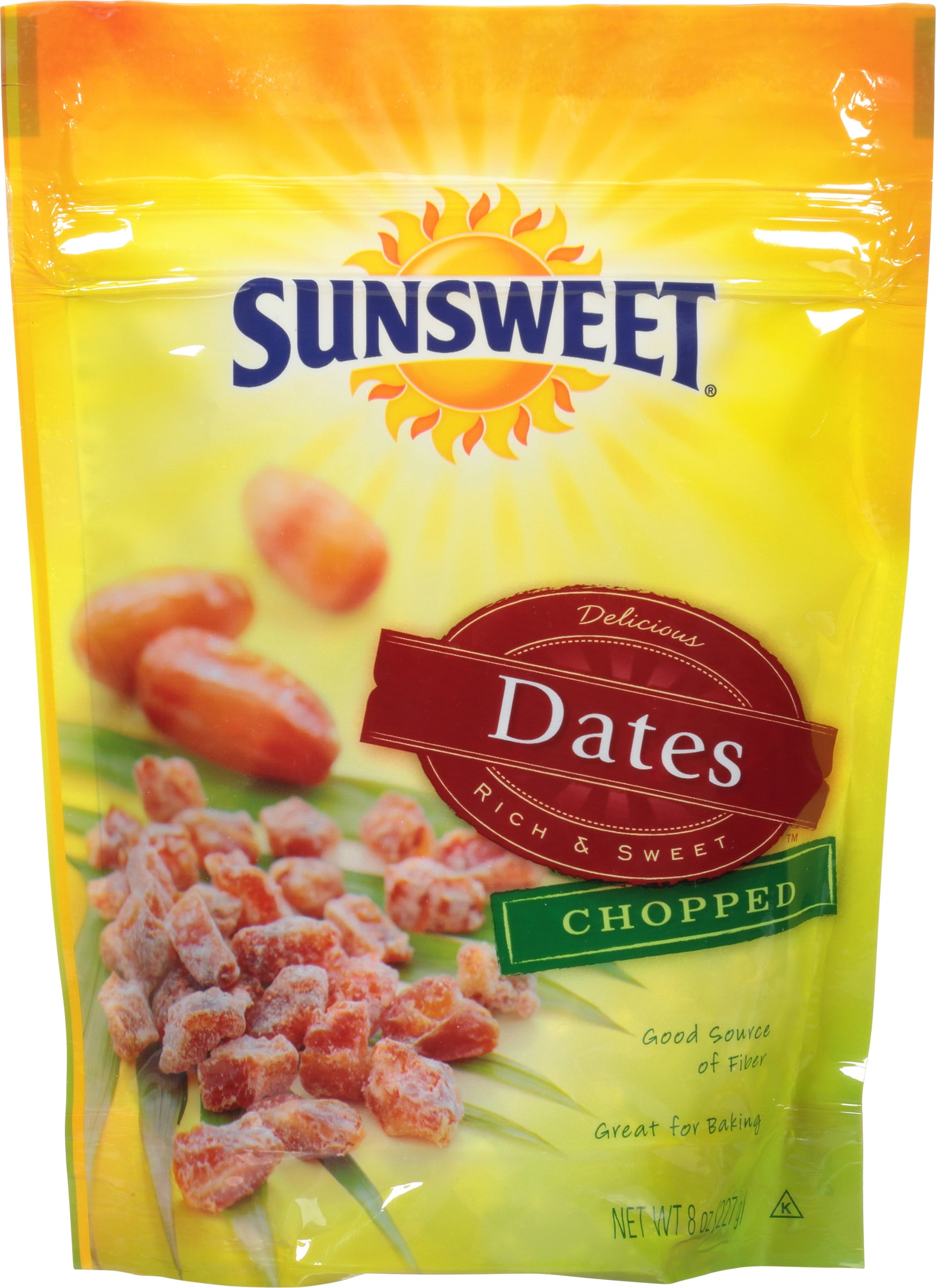 Sunsweet Dates Chopped, 8 Oz. - Walmart.com