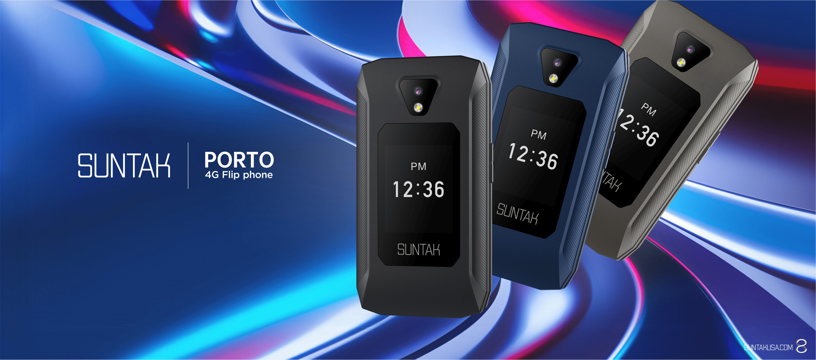 Suntak Porto Flip Phone - Walmart.com