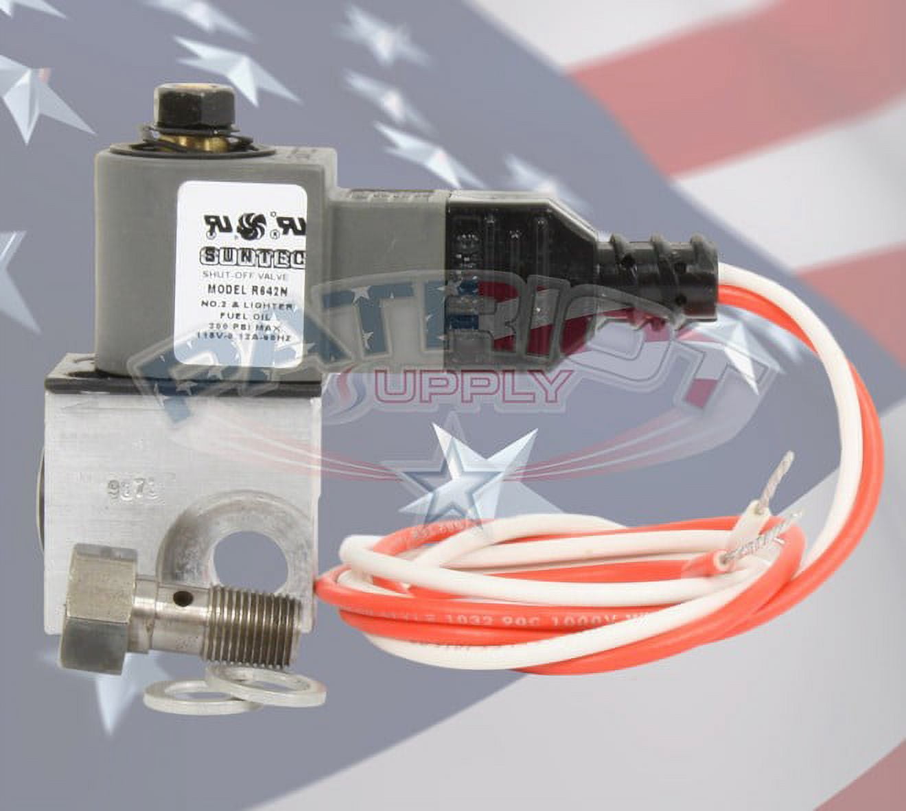 Suntec R642NL 120V Solenoid Shut Off Valve For Suntec A And B Pumps ...