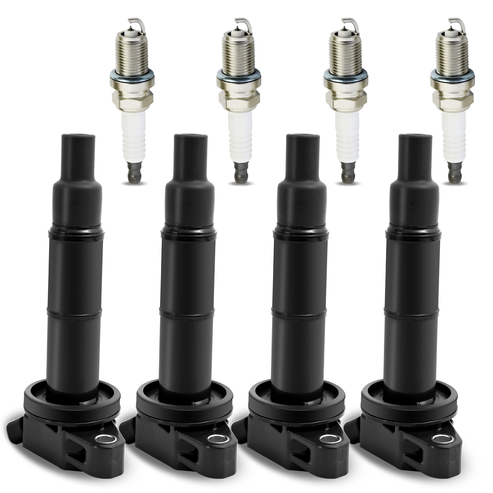 Sunthon Ignition Coil Pack and Spark Plug Compatible with 2.4L Toyota ...