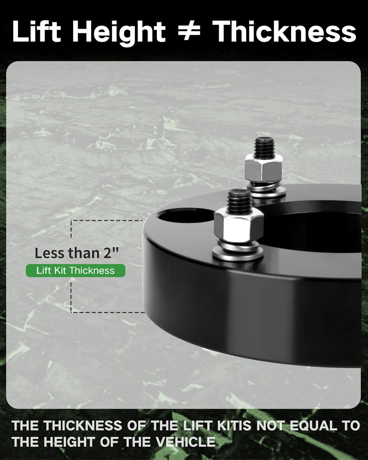 Sunthon Lift Kits 2" Front for Silverado 1500 2WD/4WD 2007-2024, GMC Sierra 1500 2WD/4WD 2007 ...