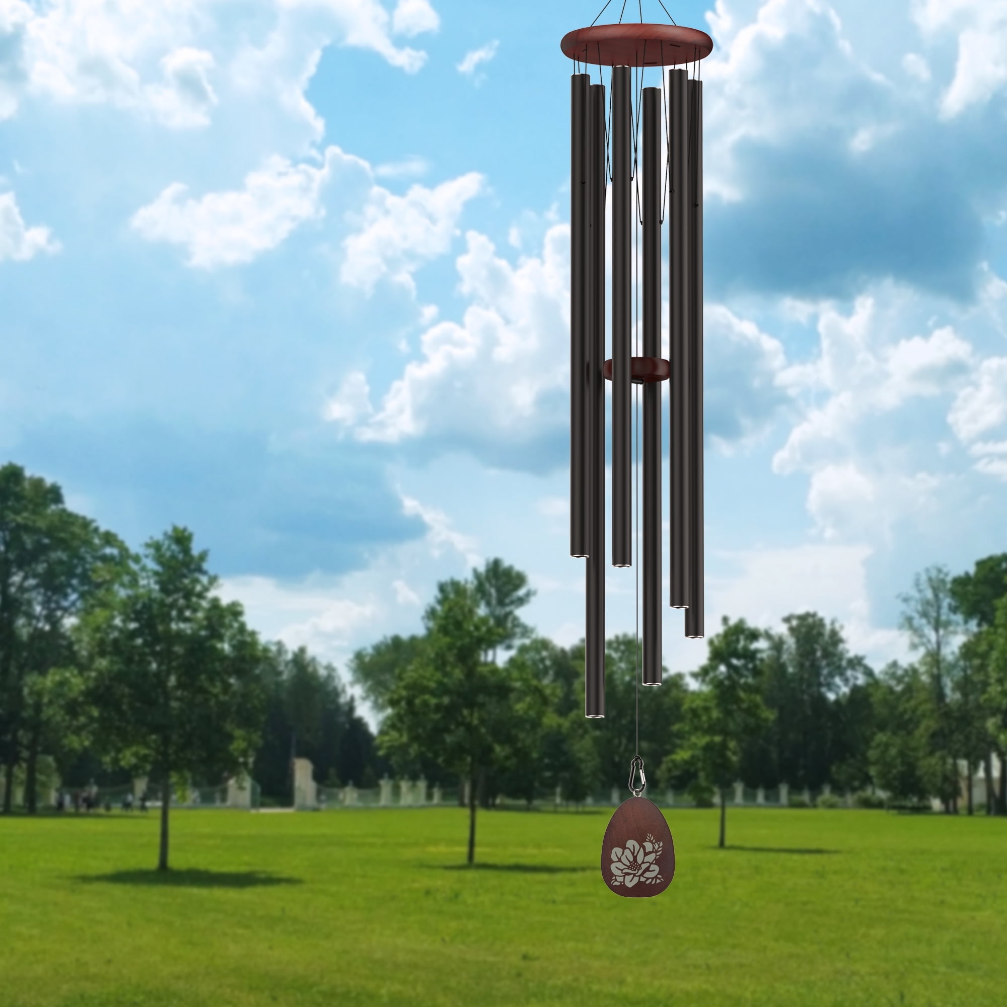 "Extra Large 58"" Sympathy Memorial Wind Chime Gift for Loss of Loved ...