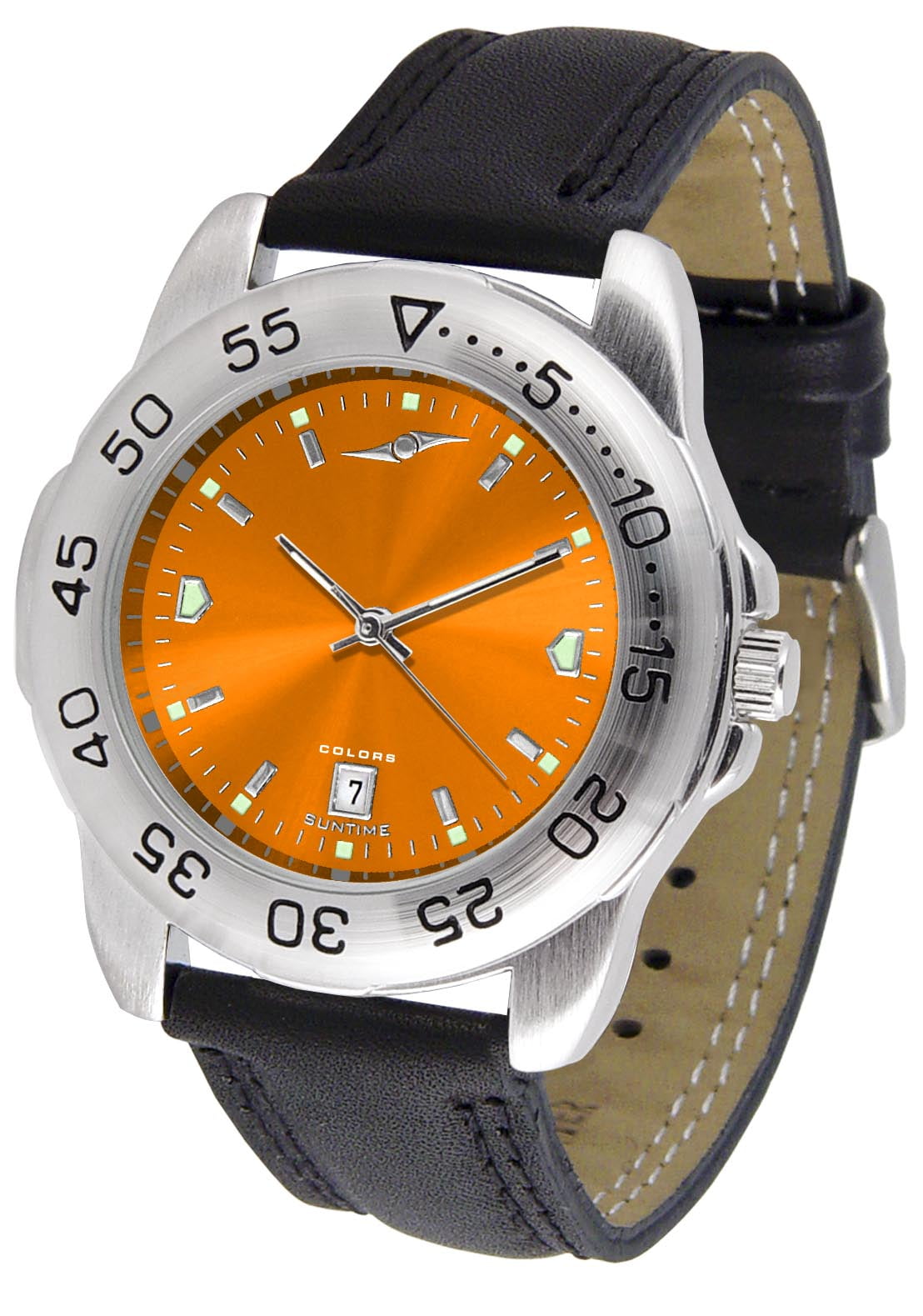 Suntime Colors Men's Sport Leather Watch - Walmart.com
