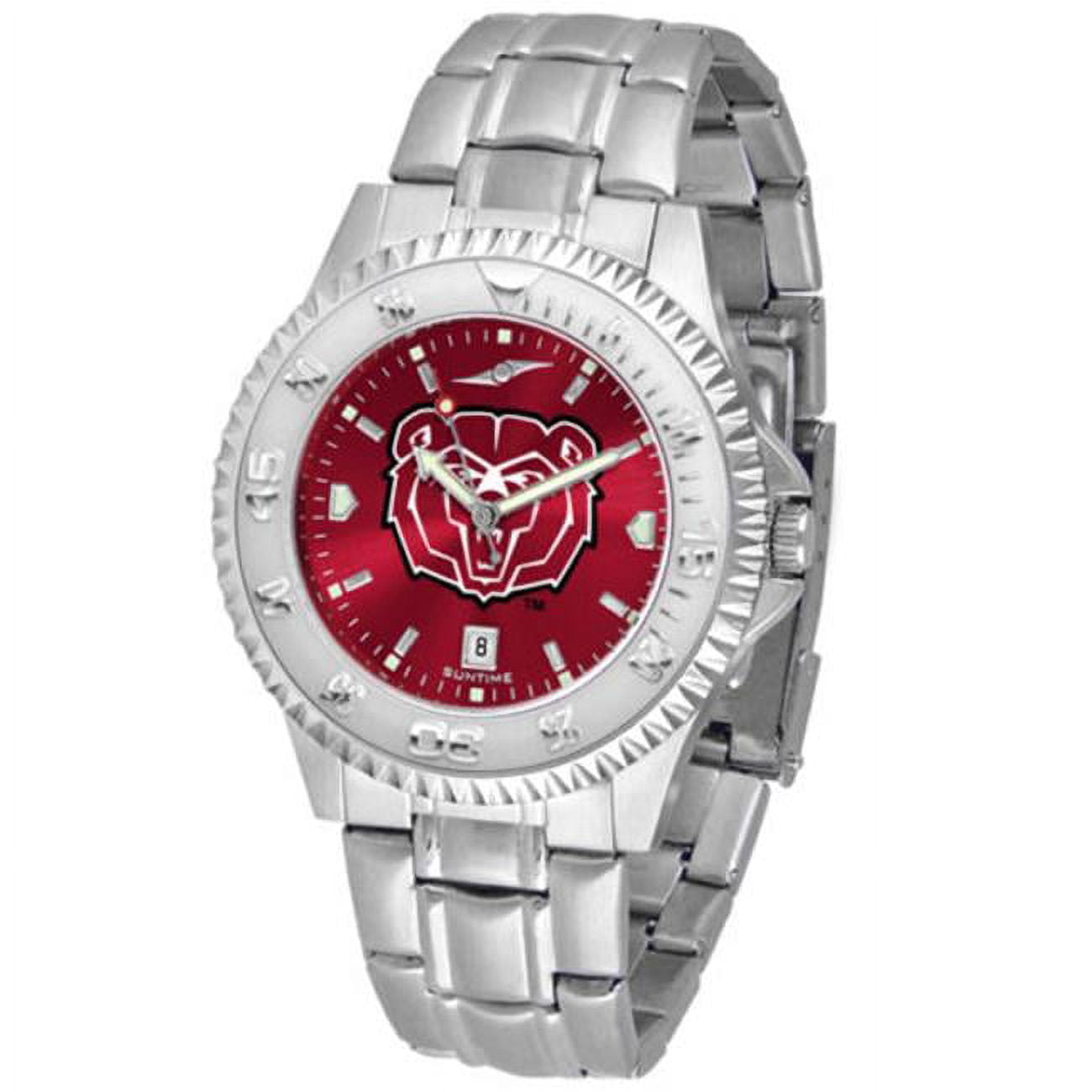 Missouri State Bears Men's Stainless Steel Dress Watch - Walmart.com
