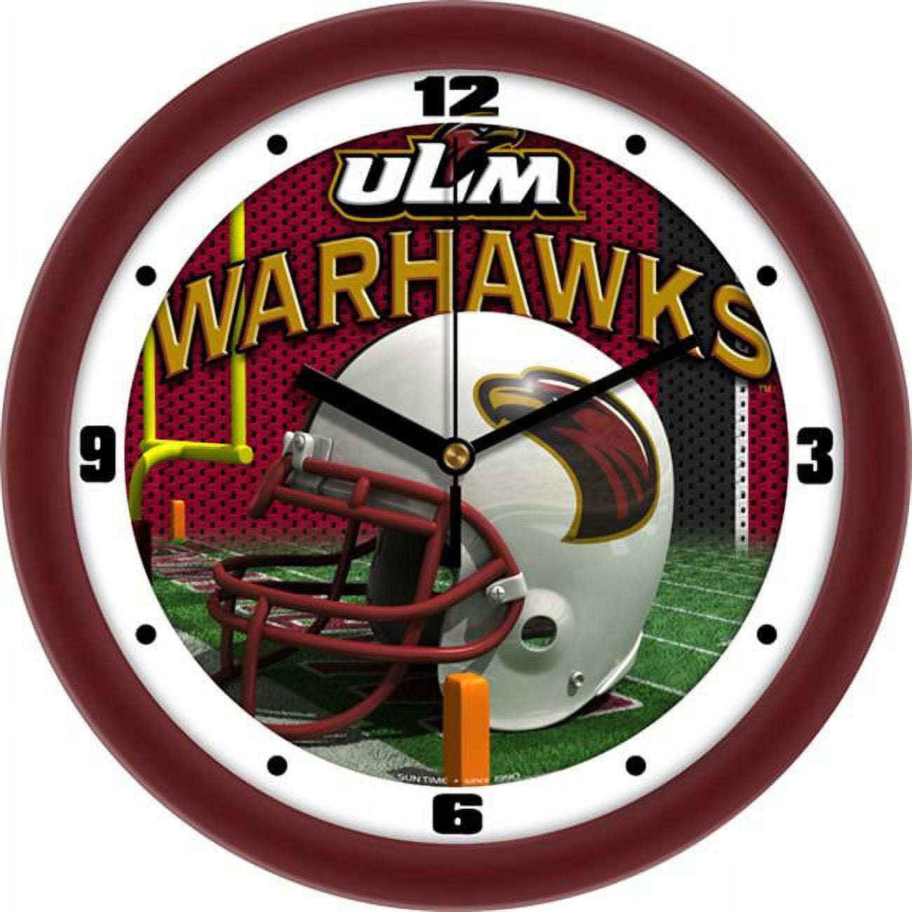 Suntime ST-CO3-ULM-HWCLOCK Louisiana Monroe Warhawks -Football Helmet ...