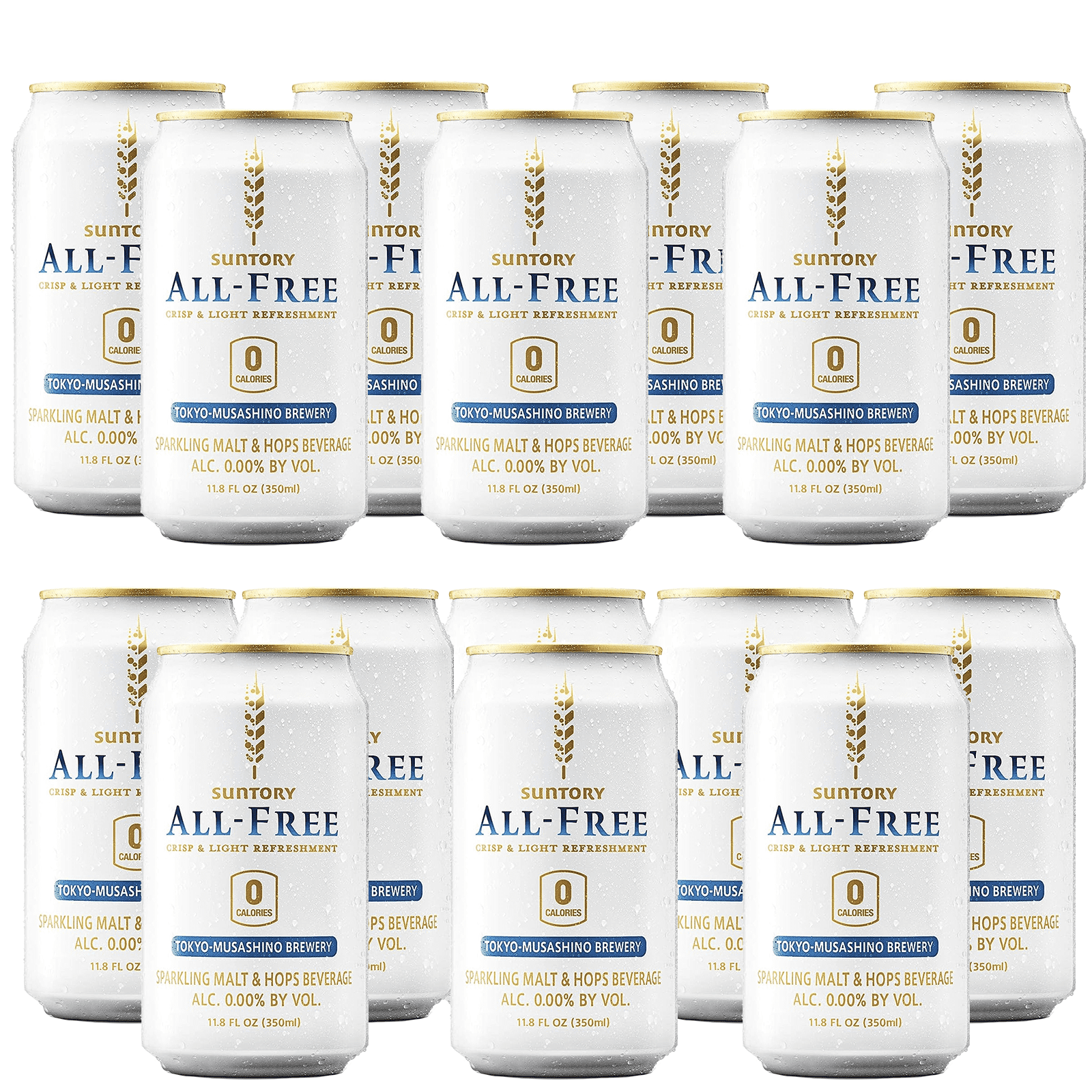 Suntory All-Free Non-Alcoholic Beer: Refreshing Brew, 0.00% Alc., 0 ...