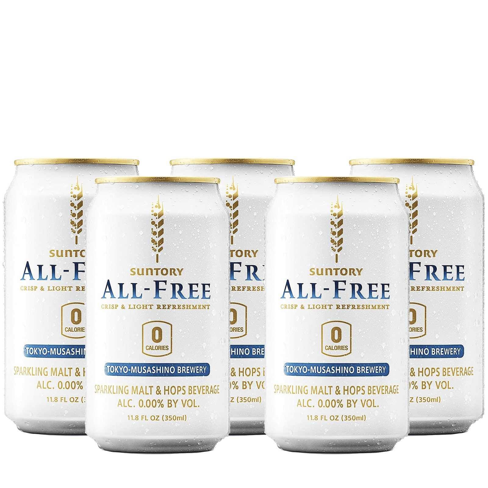 Suntory All-Free Non-Alcoholic Beer: Refreshing Brew, 0.00% Alc., 0 ...