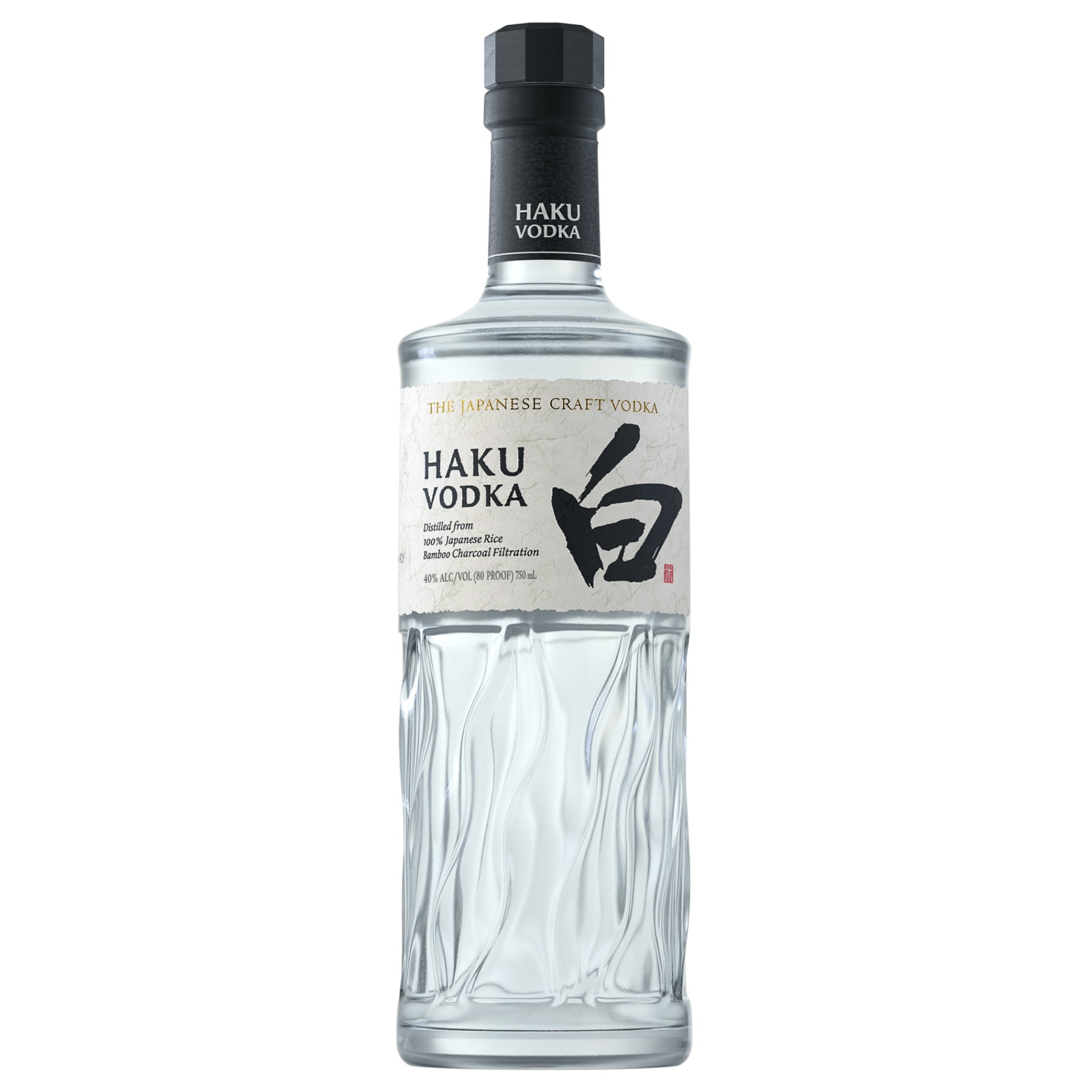 Suntory Haku Vodka, 750 ml Bottle, 40% ABV, Japanese Rice Spirit ...