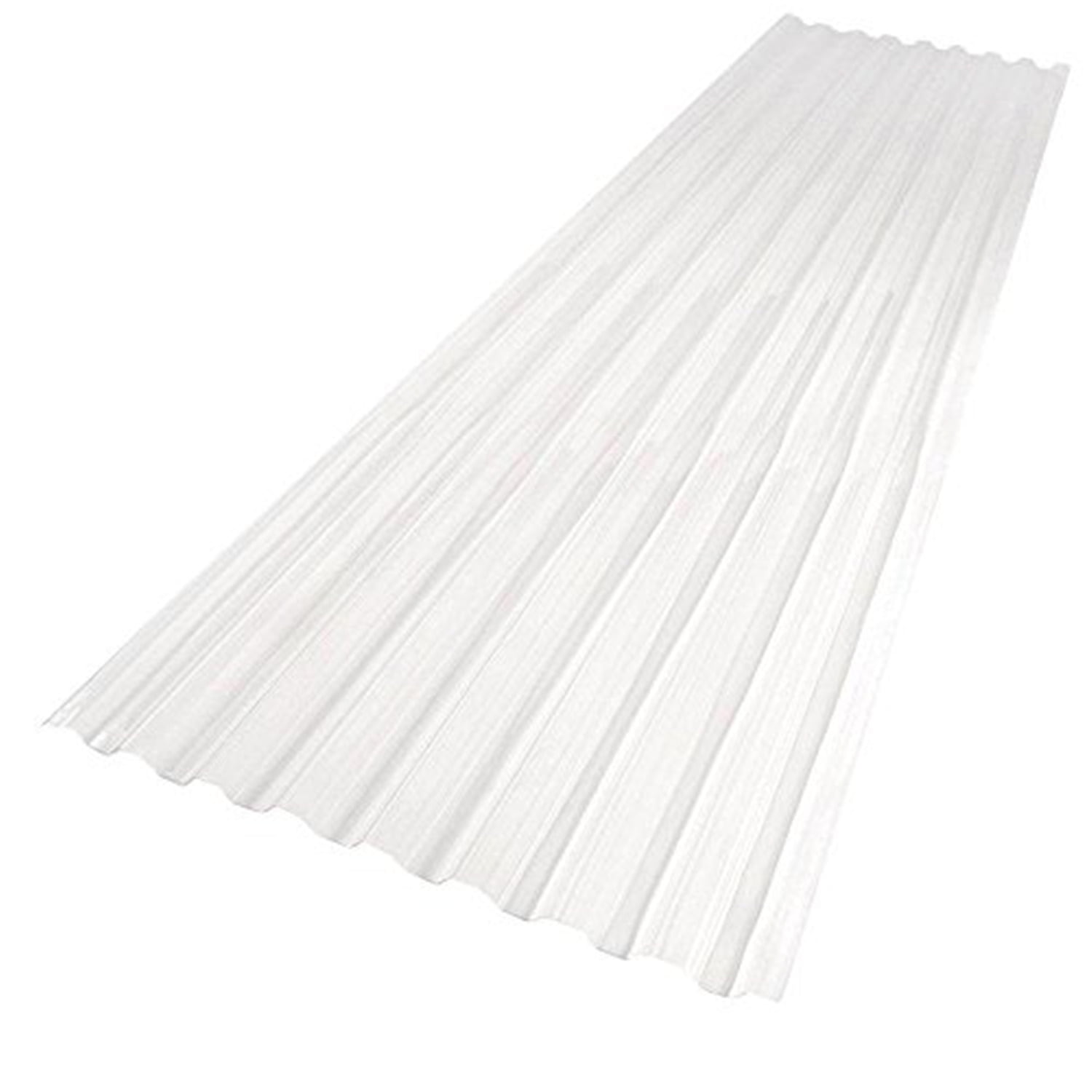 Suntuf 26 in. x 6 ft. UV Resistant PVC Plastic Roof Cover: Clear ...