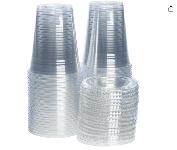 Sunup packaging [16 oz. -500 Count Clear Plastic Cups With Lids ...