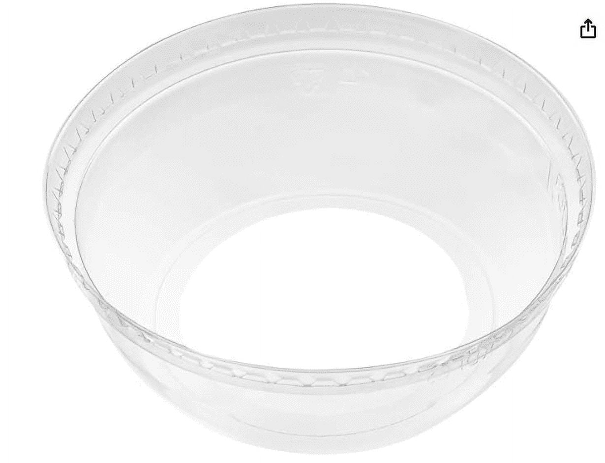 Sunup packaging 500sets 16oz. Plastic Ultra Clear Cups with BIG hole ...