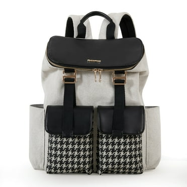 Jessica Simpson Black Diamond Quilted Diaper Bag Backpack, Leopard ...