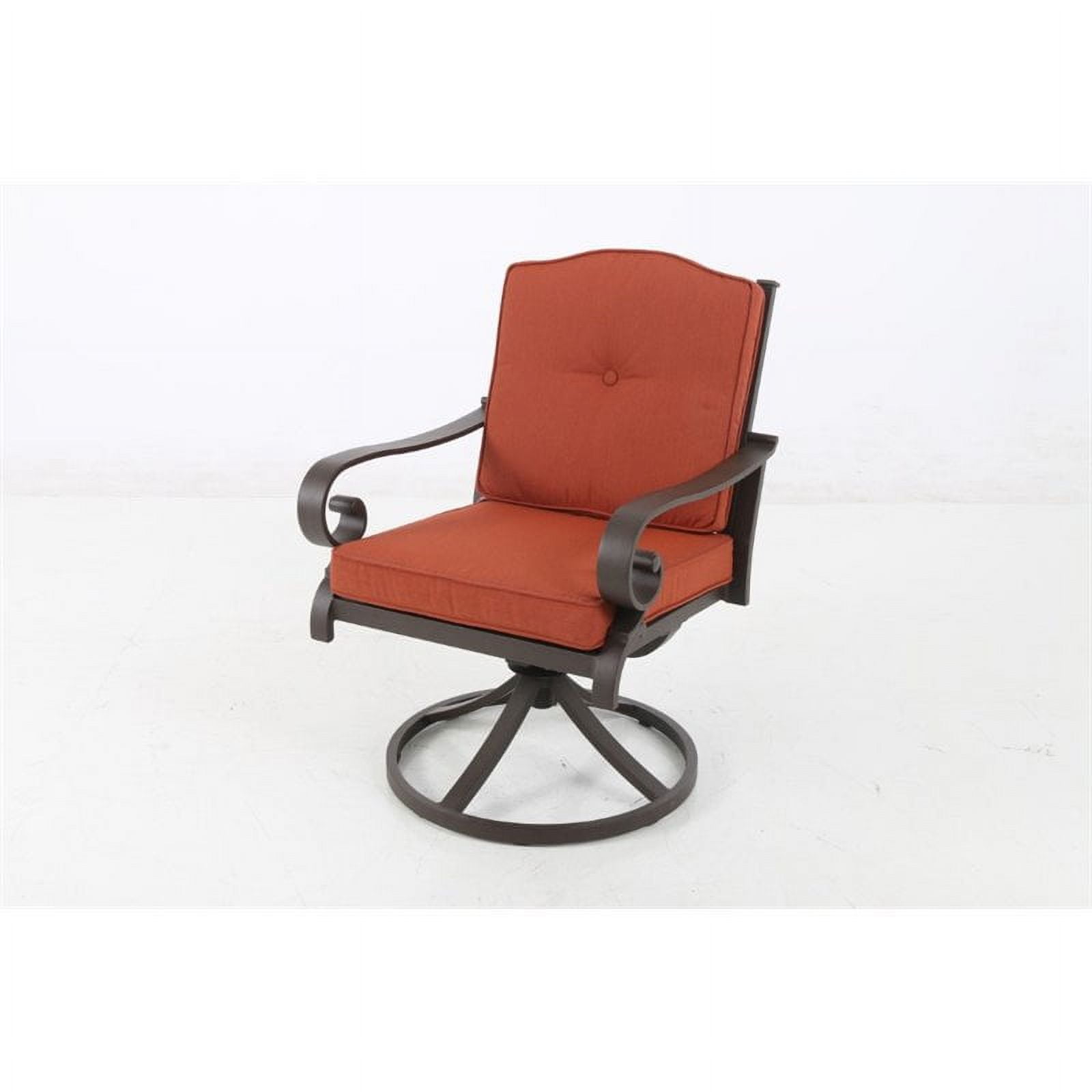 Sunvilla Riva Swivel Patio Dining Chair in Brick - Walmart.com