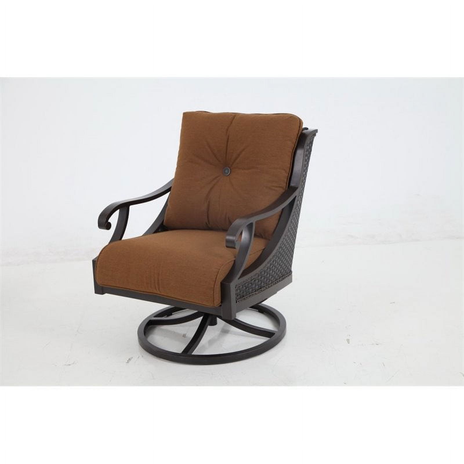 Sunvilla Somerset Wicker Swivel Patio Lounge Chair in Shale - Walmart.com