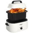 Sunvivi 22 Quart Electric Turkey Roaster Oven with Visible Glass Lid ...