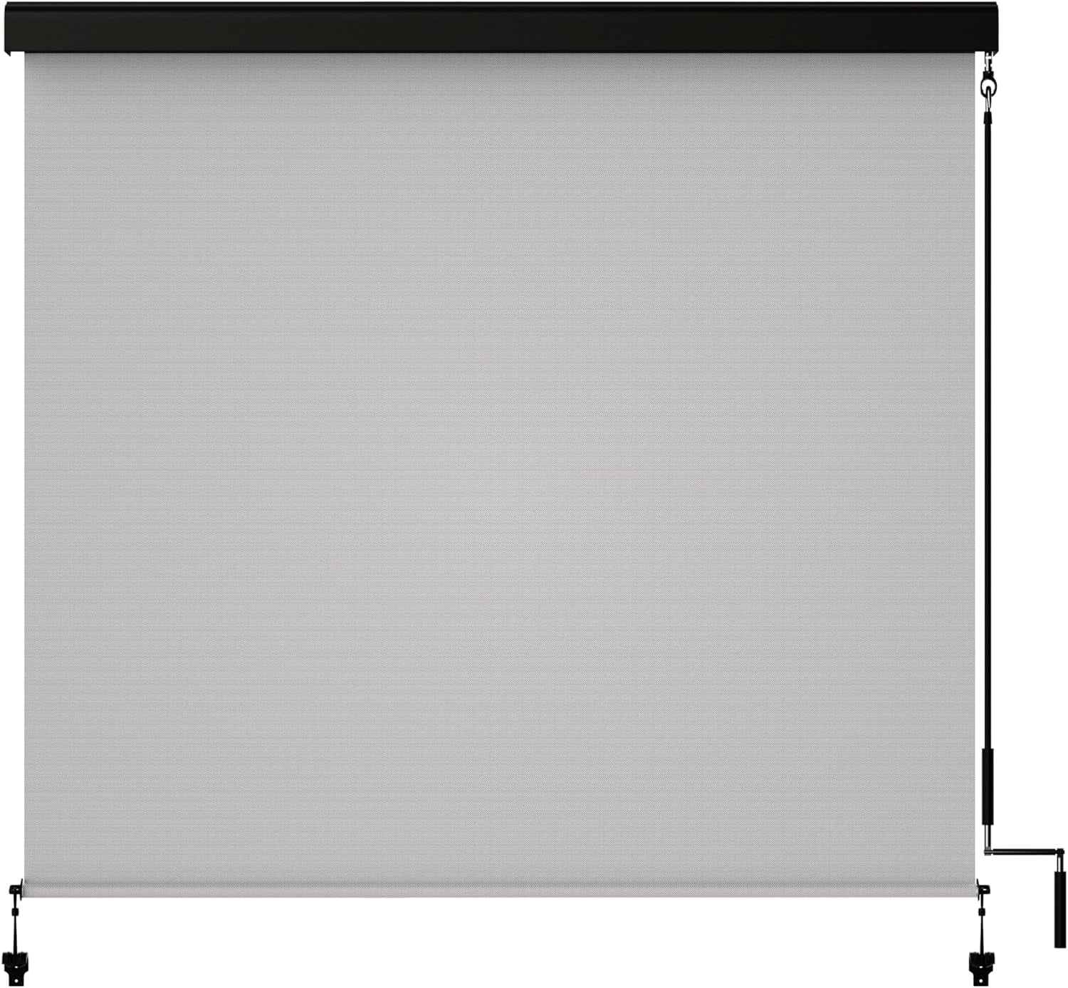 Sunvivi Outdoor Roller Shades for Patio with Valance, New Material ...