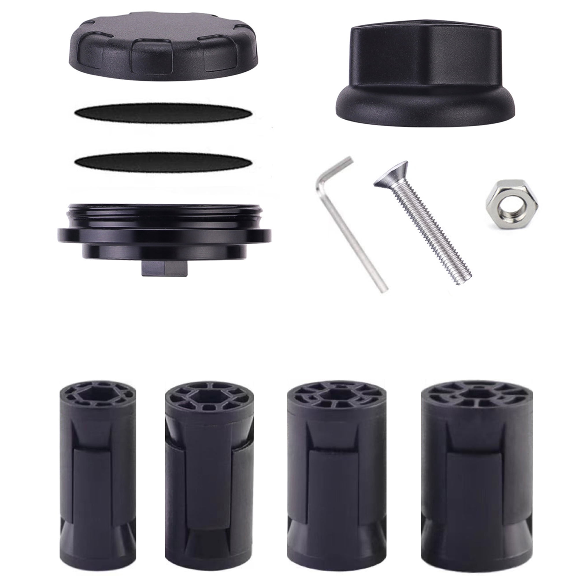 Sunwanar Bicycle Mount for AirTag Waterproof Hiddens Bicycle Stem Caps ...