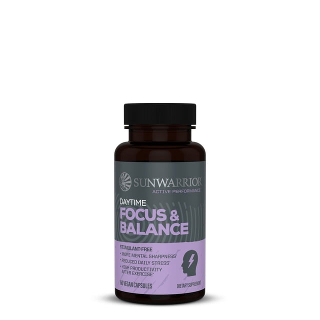 Sunwarrior Active Focus & Balance Capsules, 60ct - Walmart.com