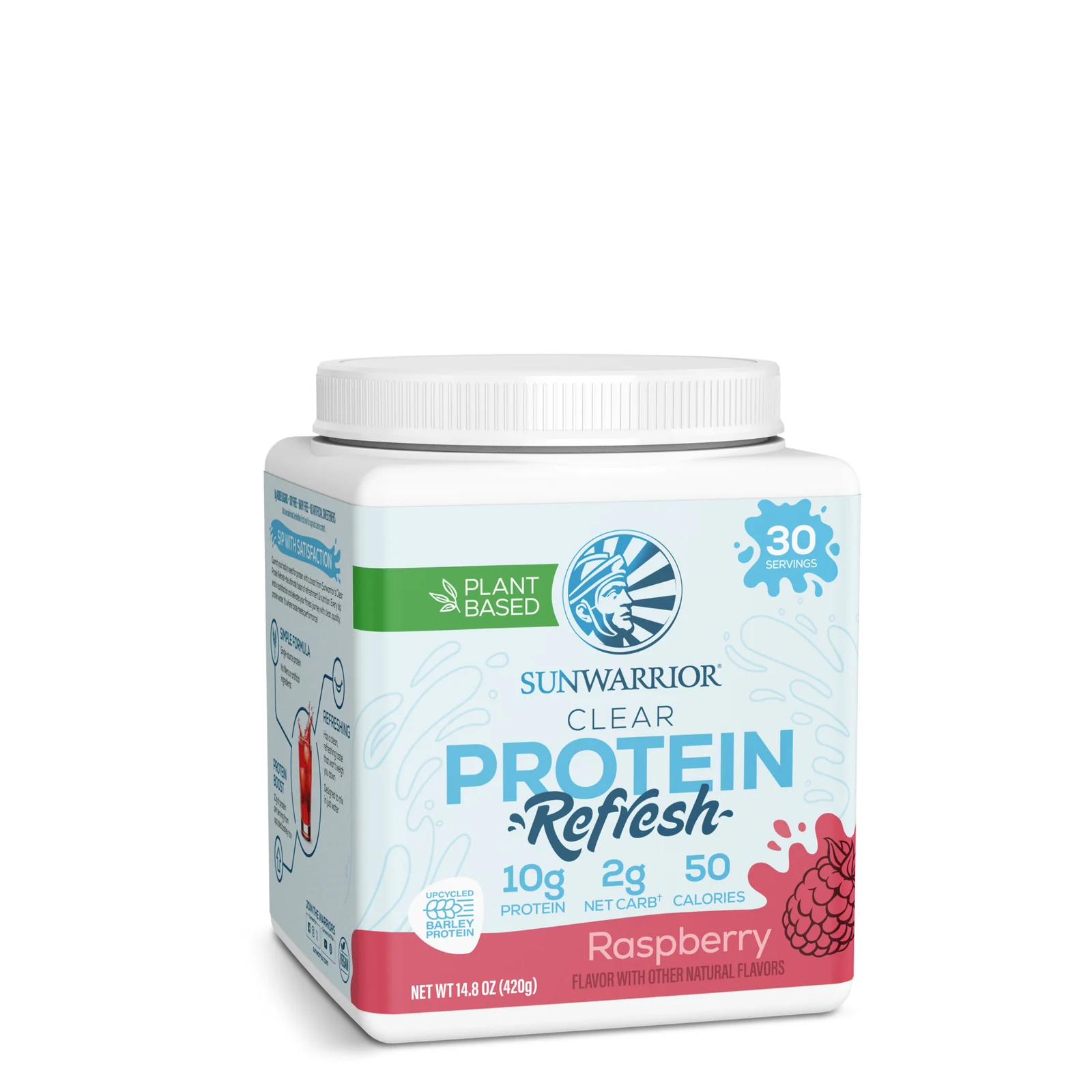 Sunwarrior Clear Protein Refresh Raspberry Vegan Hydration Protein ...