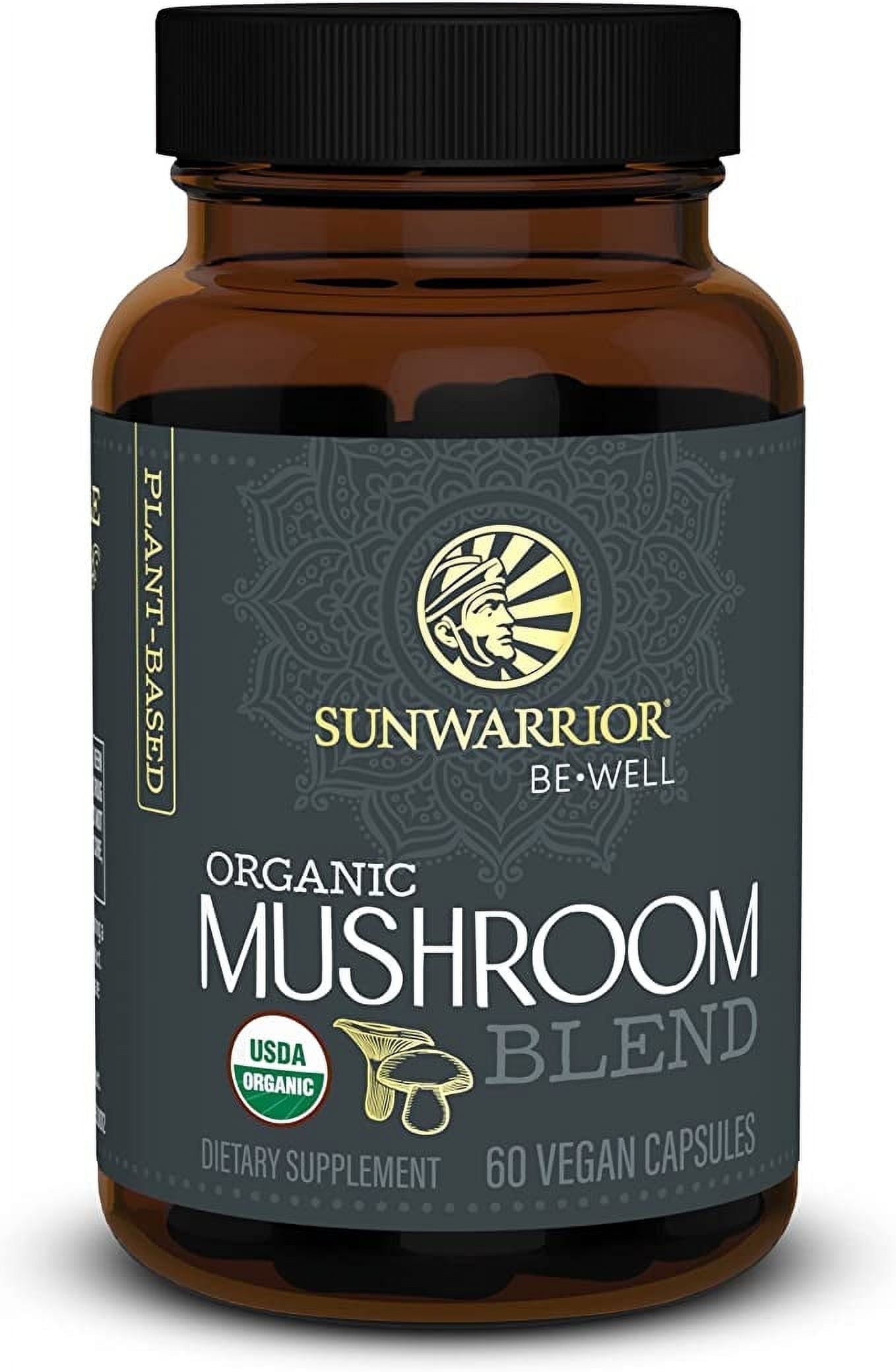Sunwarrior Organic Nootropic Mushroom Brain Support Supplement 60 ...