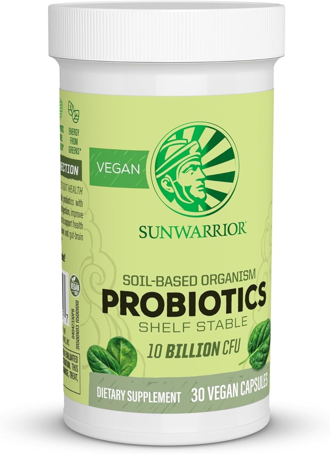 Sunwarrior Organic Soil-Based Probiotics|10 Billion CFU for Digestive ...