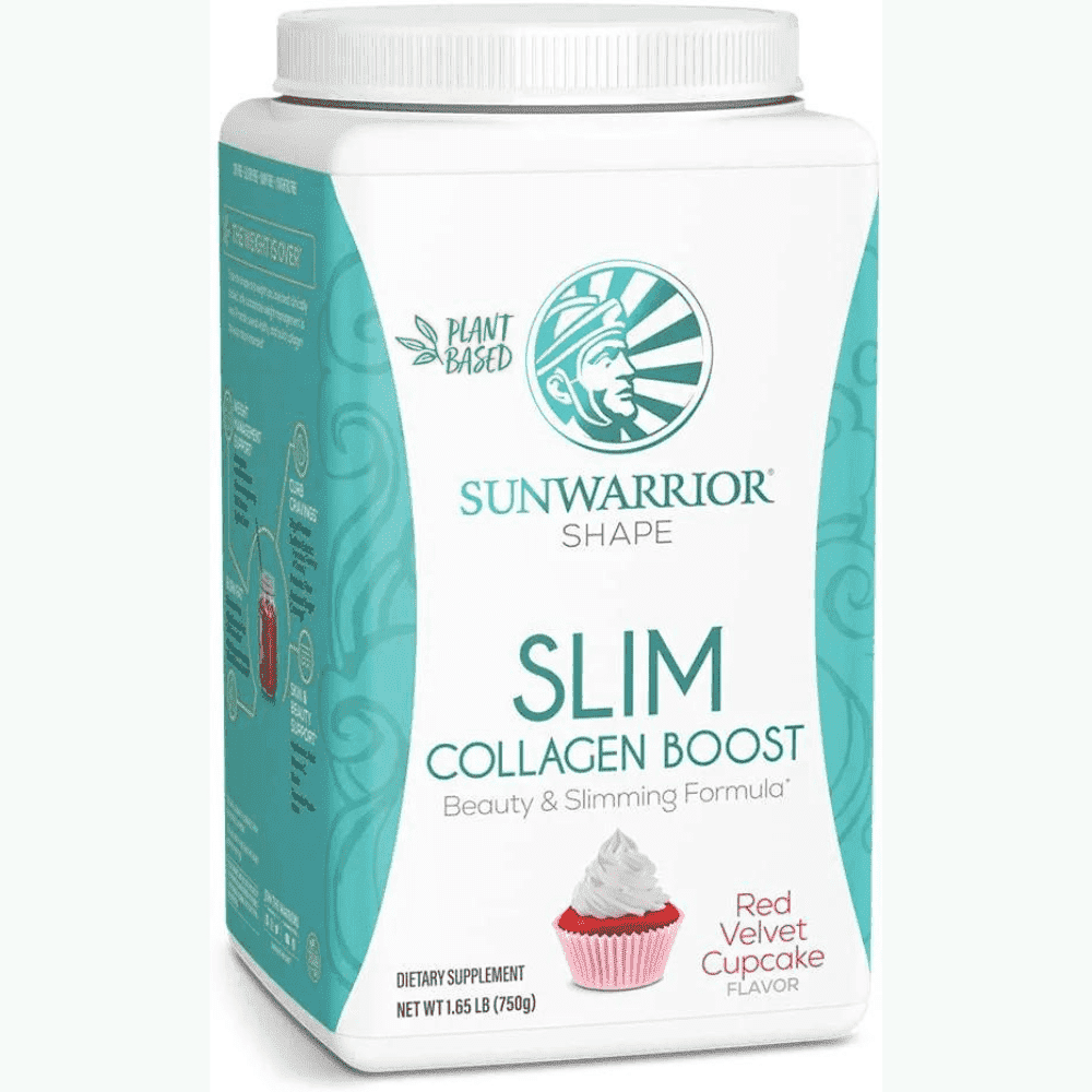 Sunwarrior Slim Collagen Peptides Red Velvet Powder | Organic Collagen ...