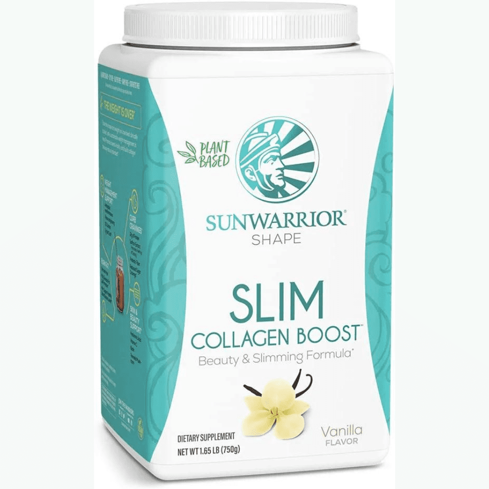 Sunwarrior Slim Collagen Peptides, Vanilla, Organic, Keto, Vegan ...