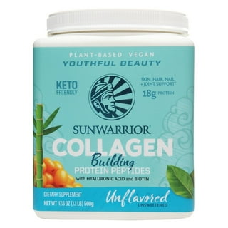 Sunwarrior Beauty Greens Collagen | Unflavored Collagen Boost Powder ...