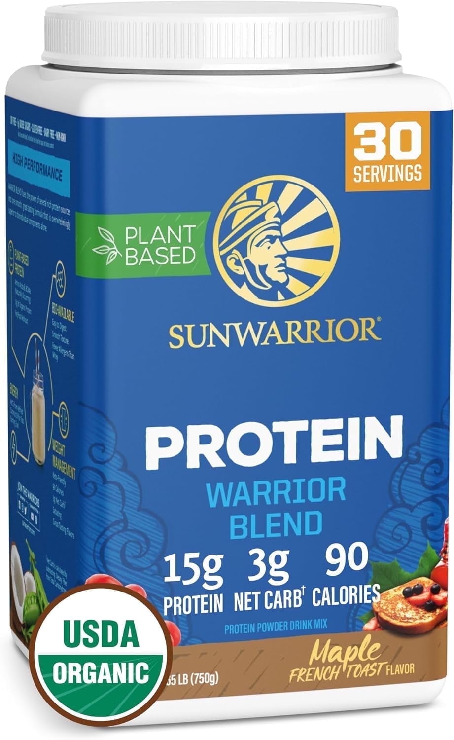 Free Shipping! Sunwarrior Vegan Organic Protein Powder Plant-Based | BCAA Amino Acids Hemp Seed ...