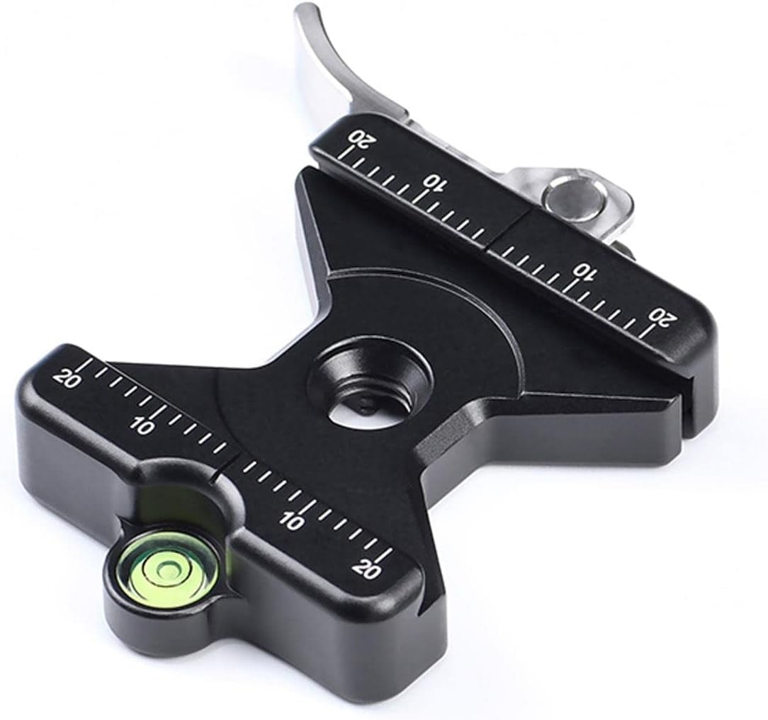 Sunwayfoto SLC-50B 50mm Arca Compatible Lever Lock QR Clamp with Bubble ...