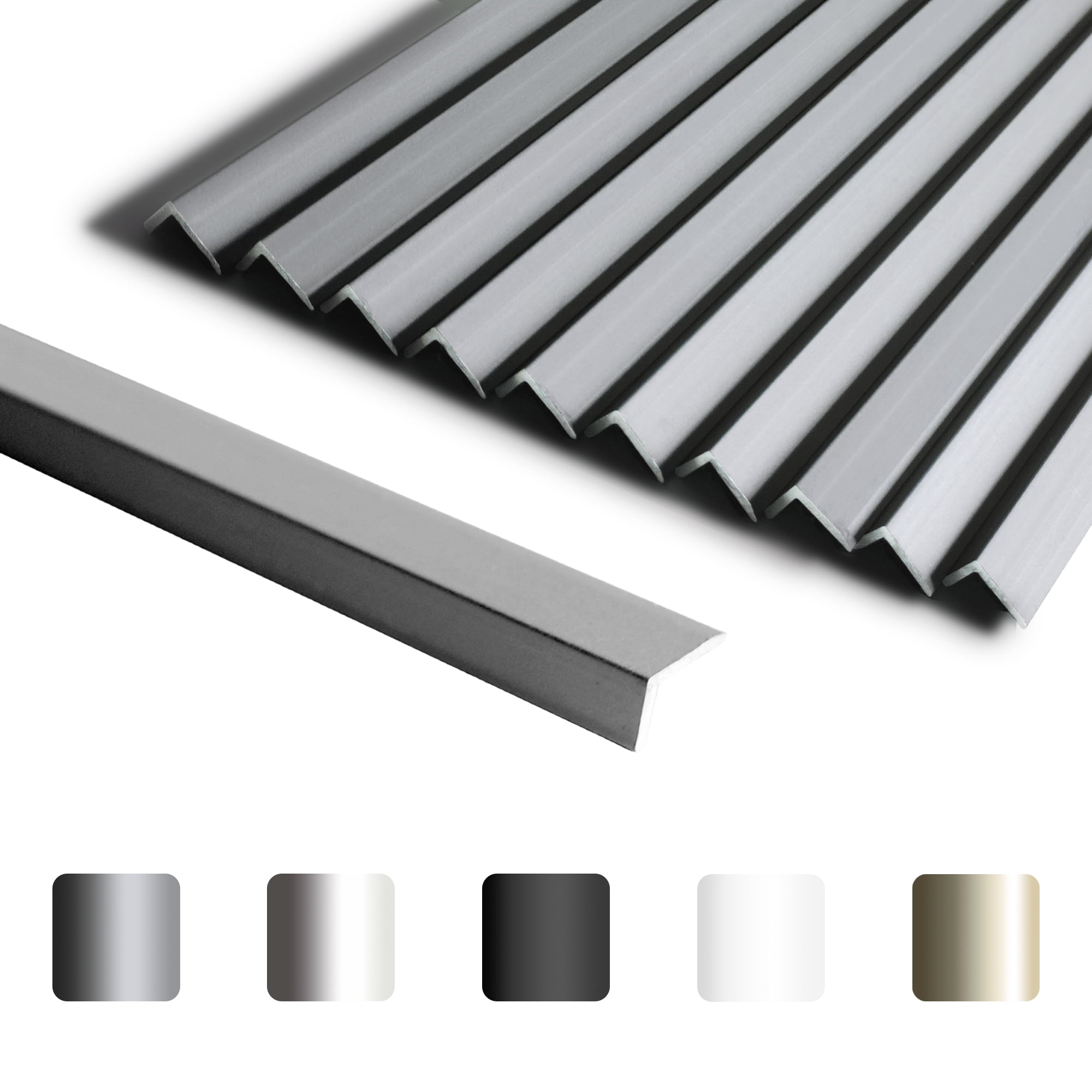 Sunwings Matte Gray 12x0.18 in. Waterproof Aluminum Peel & Stick ...