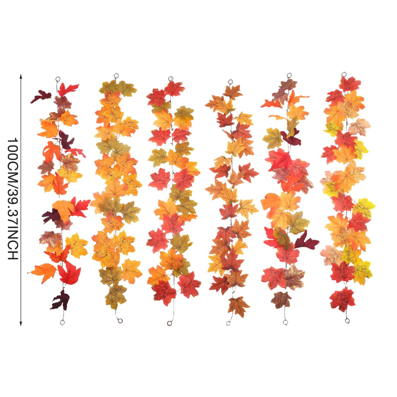 Sunxin Autumn Color Wall-Hung Rattan 1-Meter Artificial Maple Leaf ...