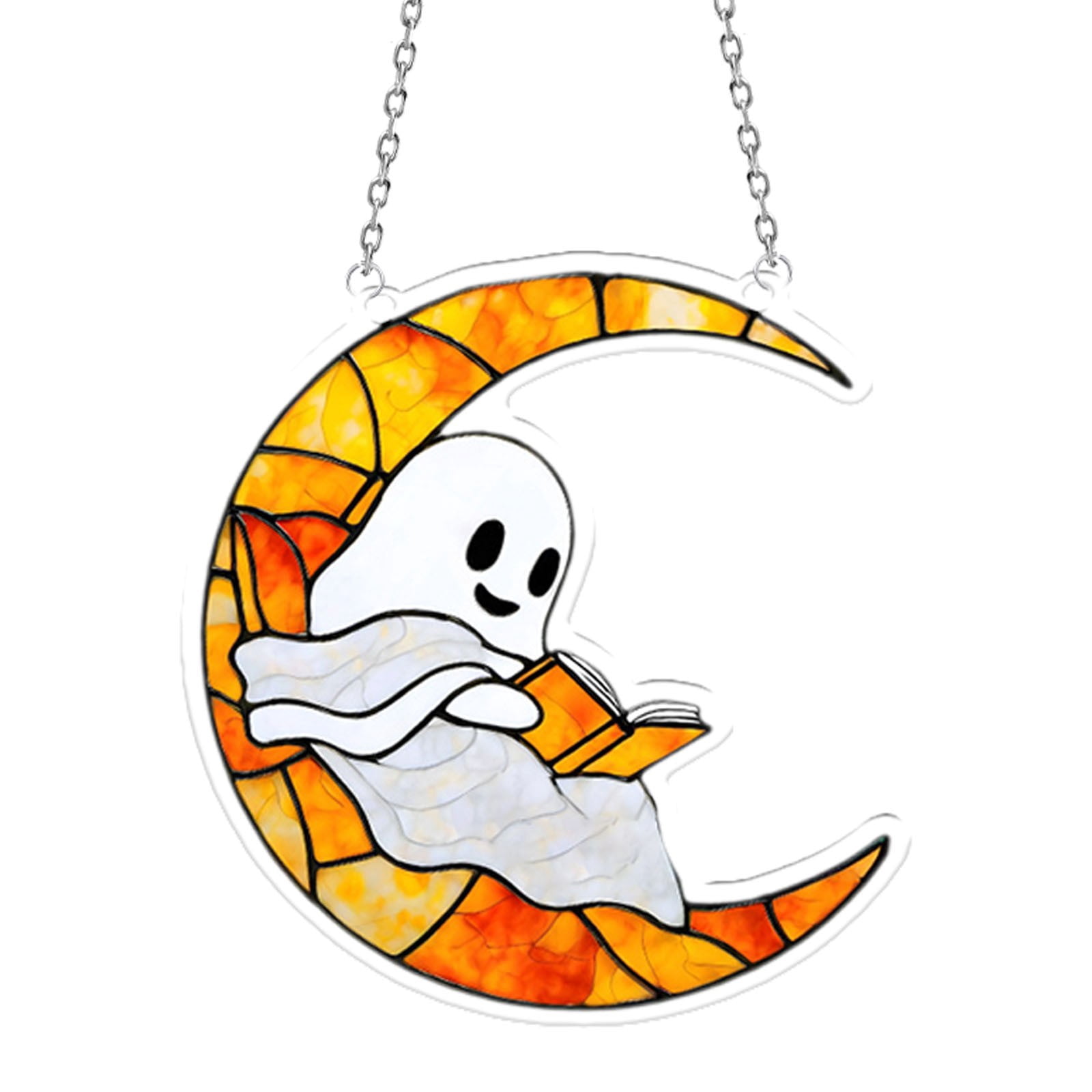 Sunxin Indoor Halloween Decorations, Halloween Ghost Pendant, Cute 2D ...