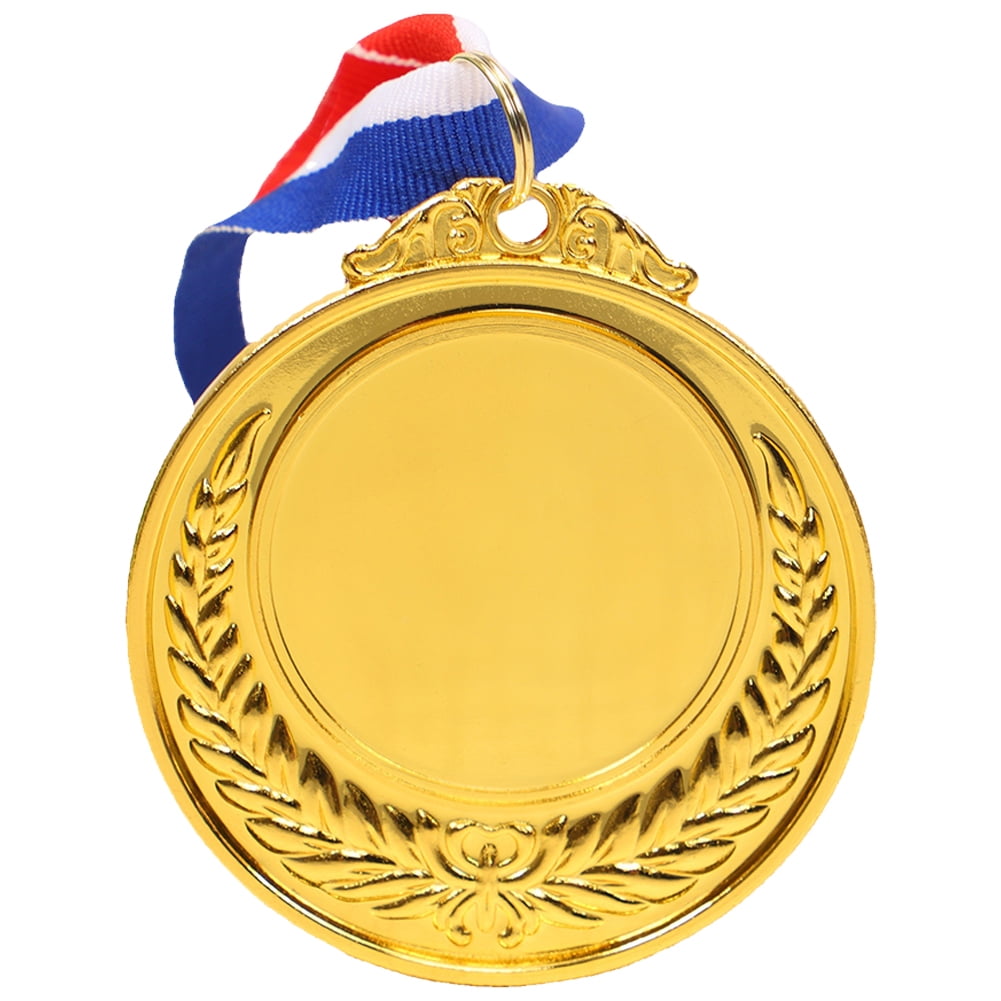 SunyaMood 5.2cm Gold/Silver/Bronze Medal Sports Rewards with Neck ...