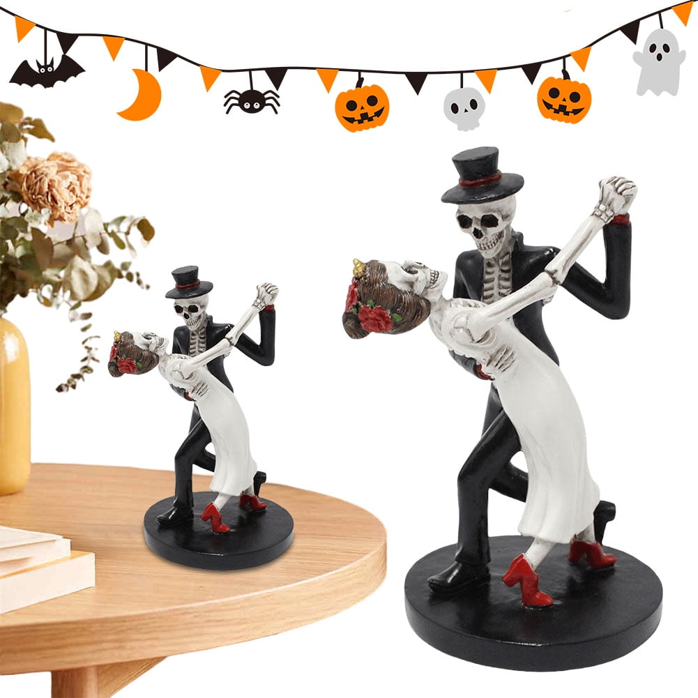 SunyaMood Halloween Glowing Ghostly Bride Groom Horror Ghost Bride and ...