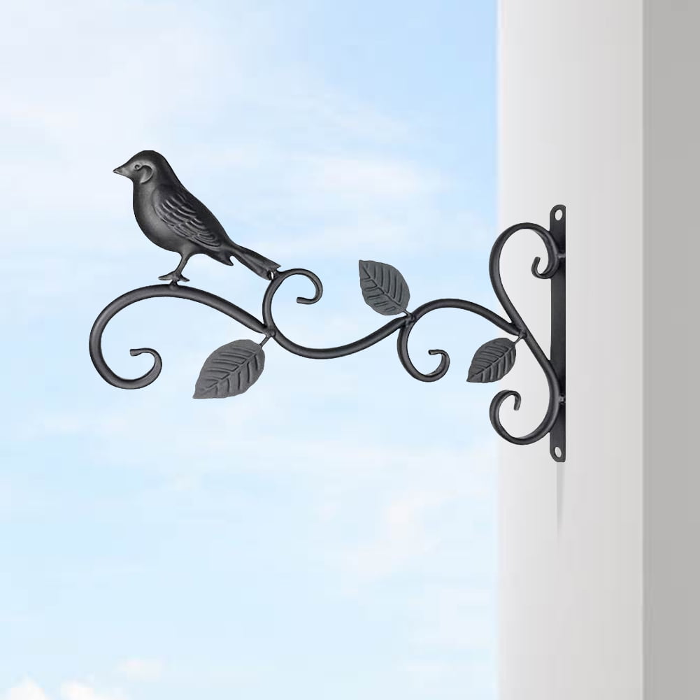 SunyaMood Hanging Plant BracketHanging Plant Bracket Wall Mounted Metal ...