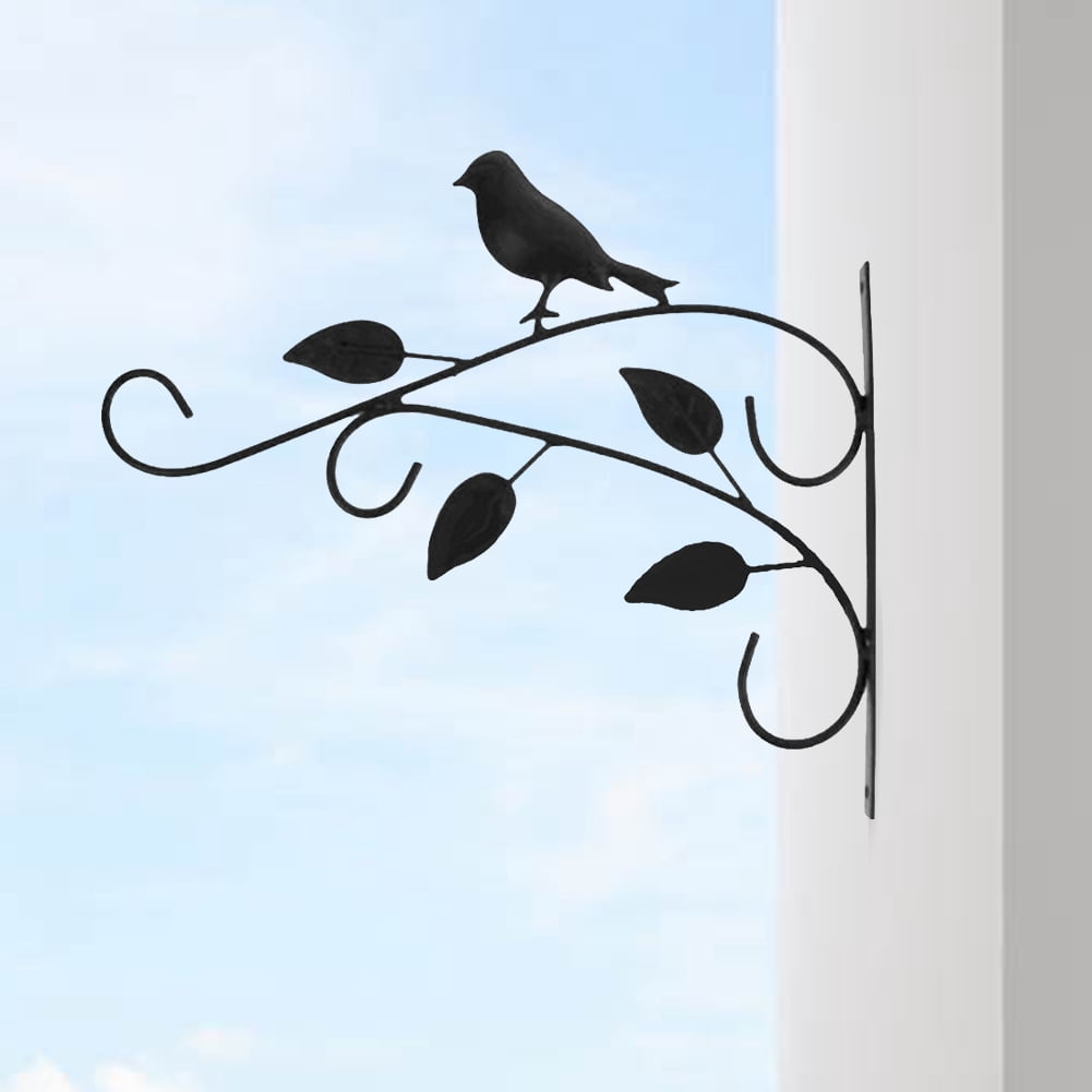 SunyaMood Hanging Plant BracketHanging Plant Bracket Wall Mounted Metal ...