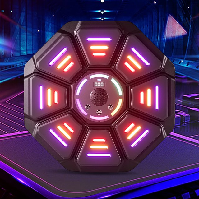 SunyaMood Indoor Fitness Accessories Music Boxing Machine RGB Light ...