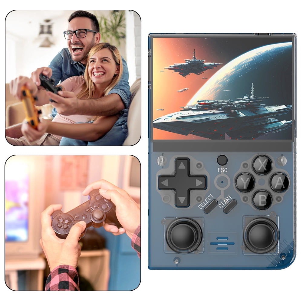 SunyaMood R35 Plus 3.5 Inch IPS Screen Handheld Game Console 64GB 10000 ...