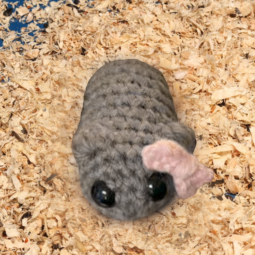 SunyaMood Sad Hamster KeychainSad Hamster Keychain Crochet Sad Hamster ...