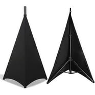 Pyle PSTND2 6 Foot Tall Adjustable Height Tripod Base Speaker Mount Stand, Black - Walmart.com