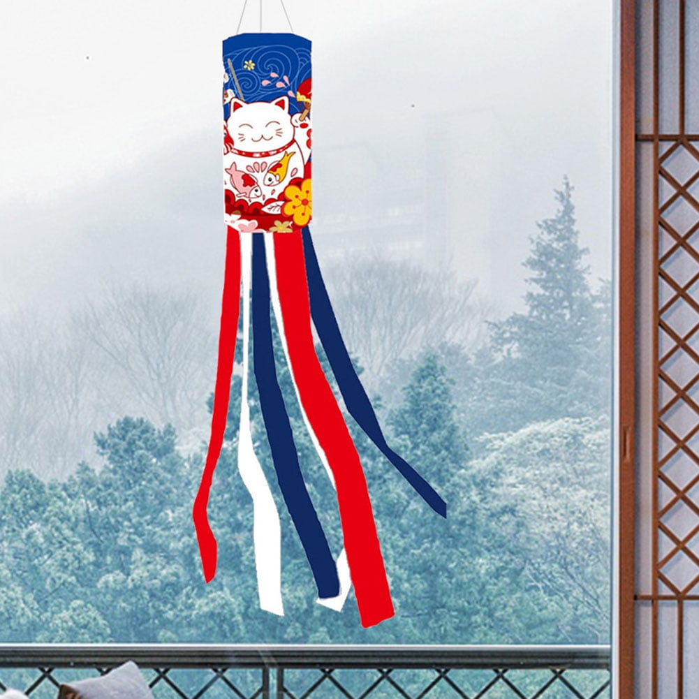 SunyaMood Wind Socks100cm Waterproof Carp Windsock Japanese Hanging ...