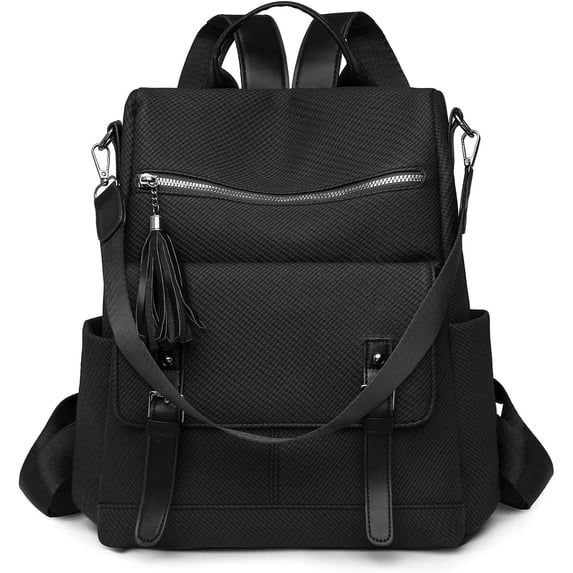Sunyuer Backpack Purse for Women, PU Leather Anti-theft Backpack ...