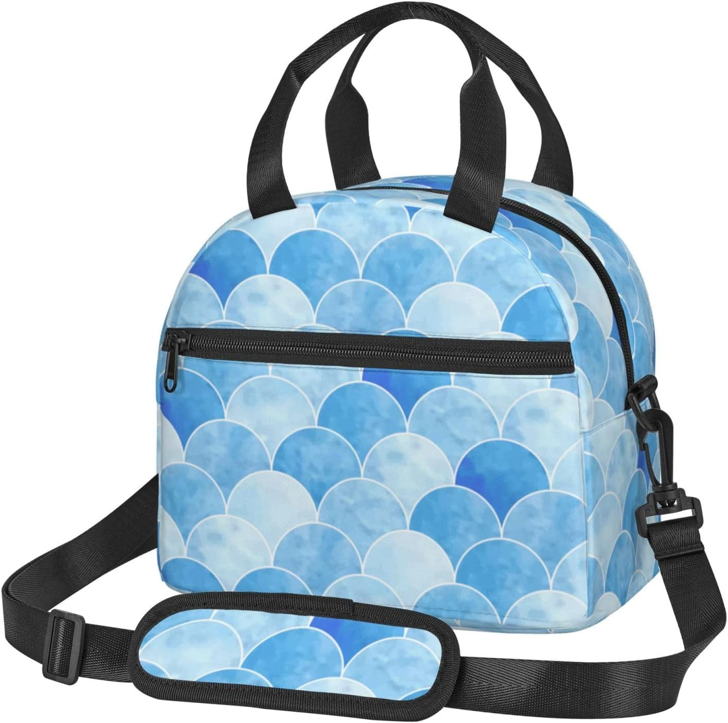 Sunyuer Blue Mermaid Lunch Bag, Reusable Insulated Container With ...