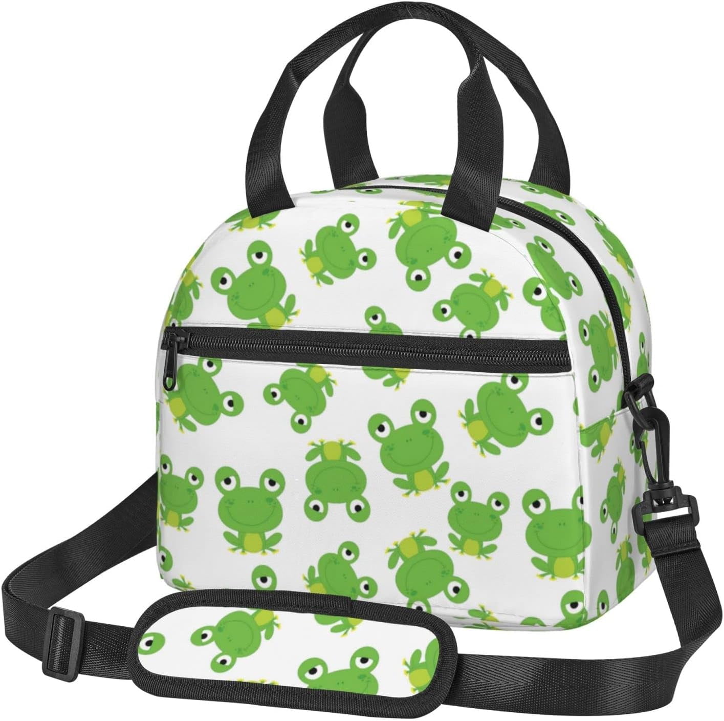 Sunyuer Cartoon Frog Lunch Bag, Reusable Insulated Container With ...