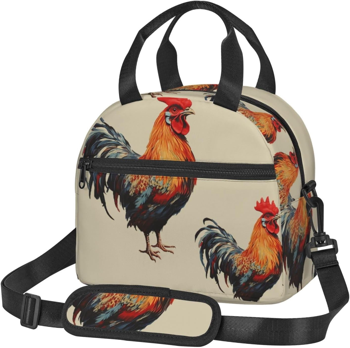 Sunyuer Chicken Lunch Bag, Reusable Insulated Container With Adjustable ...