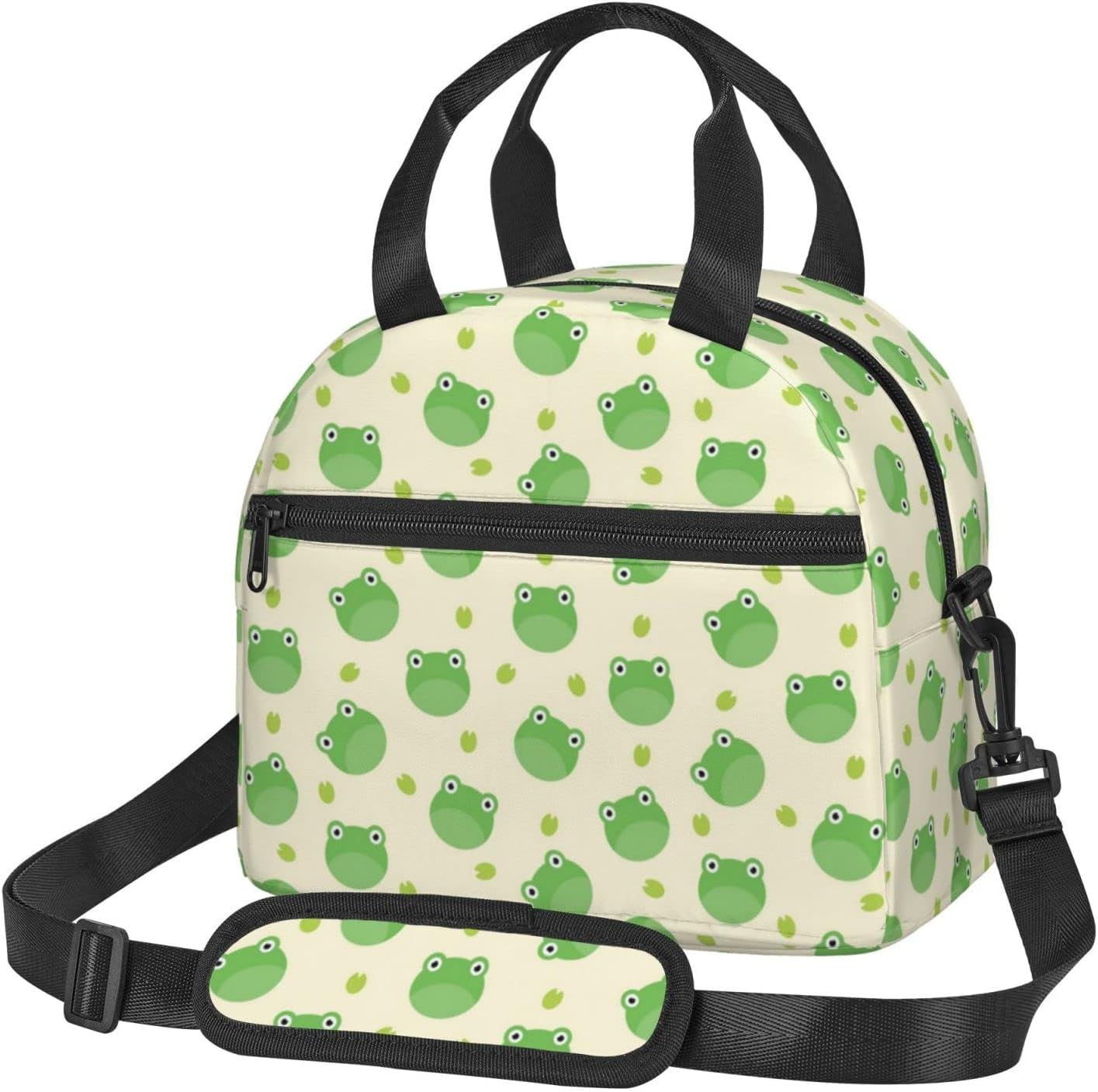 Sunyuer Cute Frog Lunch Bag, Reusable Insulated Container With ...